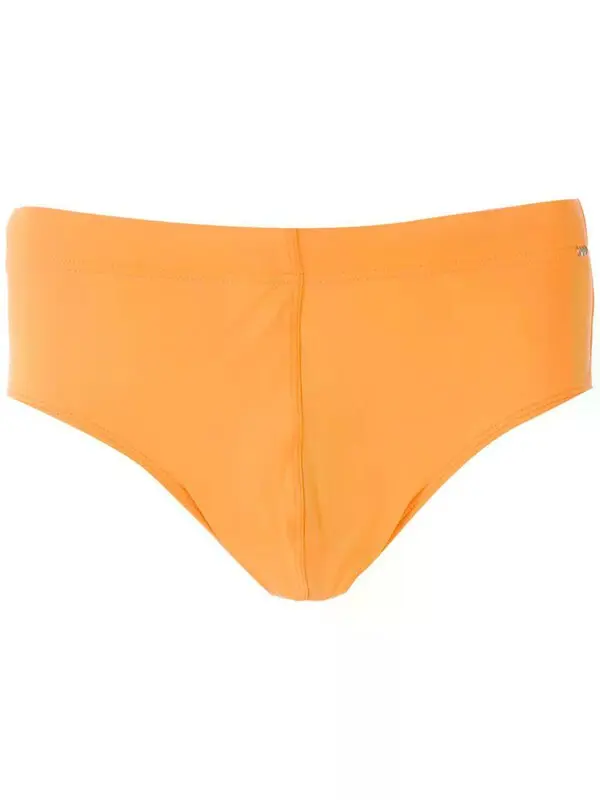 AMIR SLAMA Plain Swim Trunks - Orange