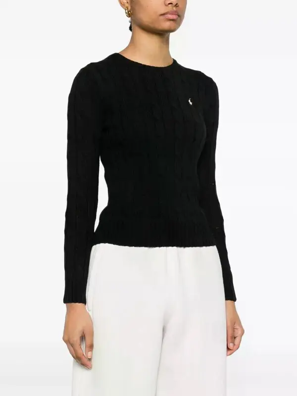 Polo Ralph Lauren Cable-knit Sweater - Black