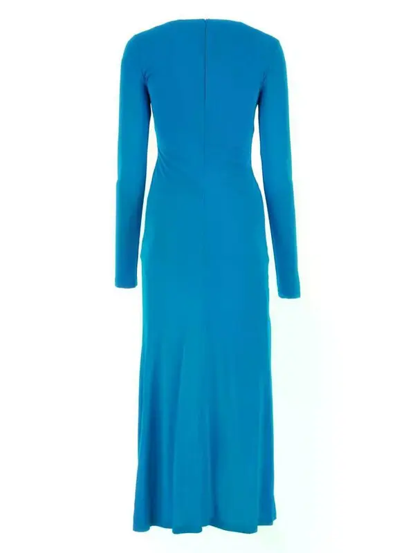 Givenchy Long-sleeve Draped Maxi Dress