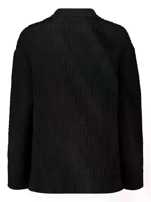 Fendi Ff-motif Sweater - Black