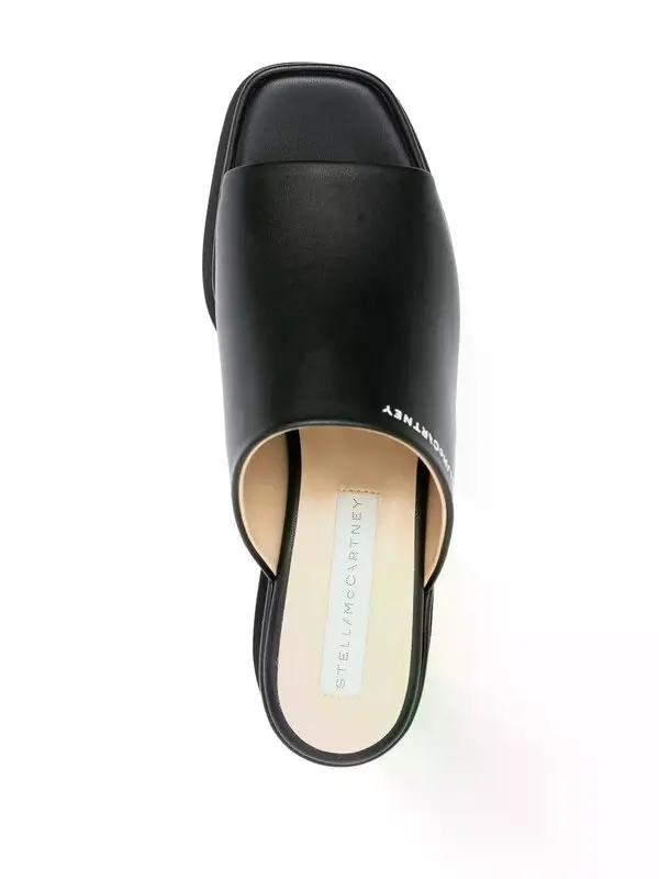 Stella McCartney Platform-sole Slip-on Sandals - Black