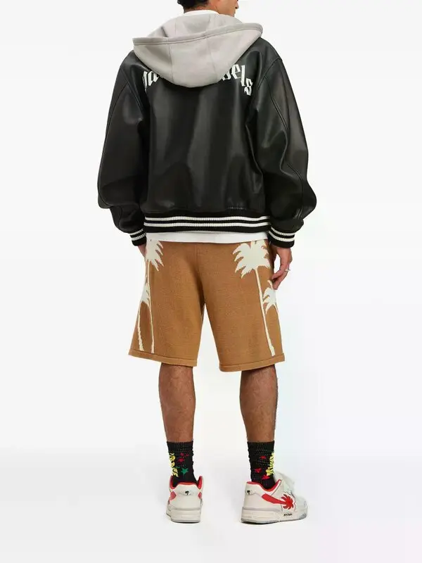 Palm Angels Curved-logo Bomber Jacket