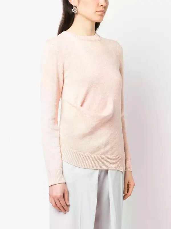 JIL SANDER Fine-knit Long-sleeve Jumper - Pink