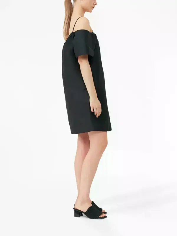 GANNI Mini Cold-shoulder Dress