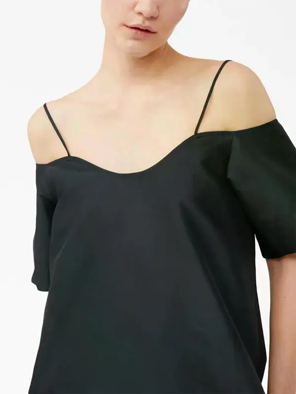 GANNI Mini Cold-shoulder Dress