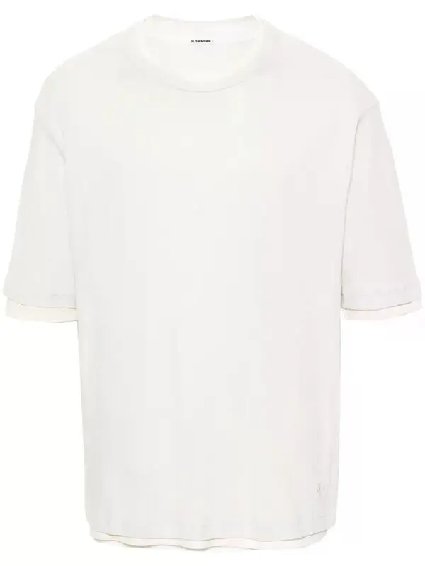 JIL SANDER Layered Cotton T-shirt