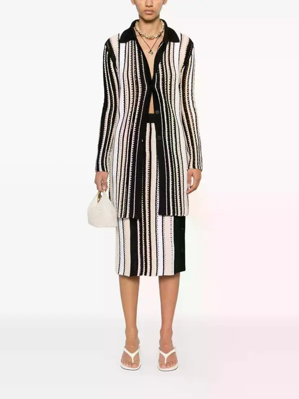Missoni Striped Midi Skirt