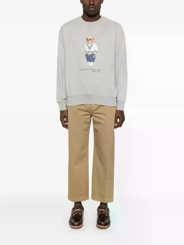 Polo Ralph Lauren Bear Fleece Sweatshirt - Grey