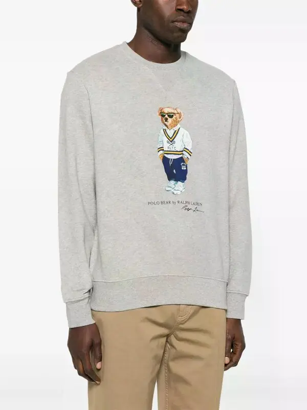 Polo Ralph Lauren Bear Fleece Sweatshirt - Grey
