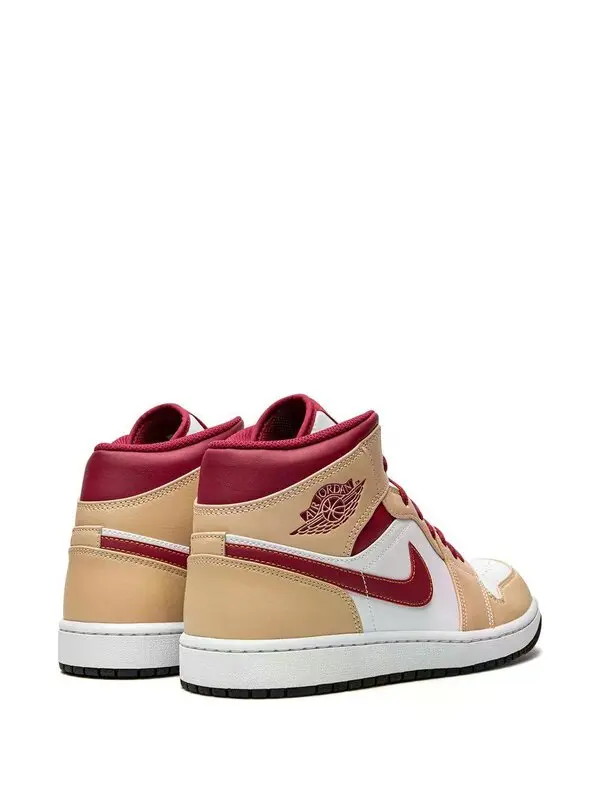 JORDAN 1 Mid Light Curry Sneakers