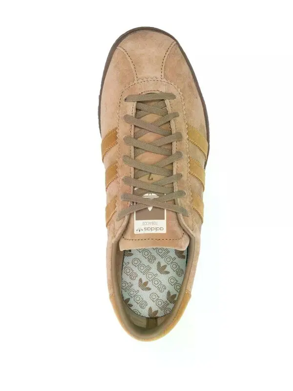 Adidas Tobacco 3-stripes Leather Sneakers - Brown