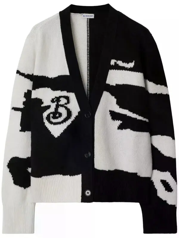 Burberry Cashmere Cardigan - Black