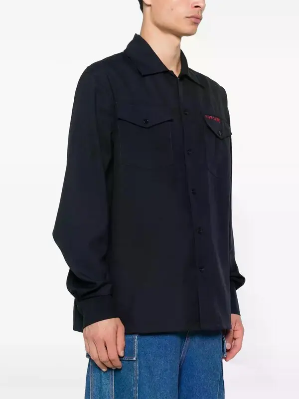 Marni Logo-embroidered Shirt