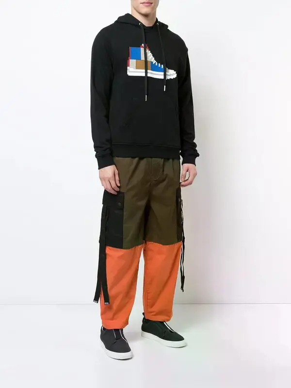 MOSTLY HEARD RARELY SEEN 8-BIT Patchwork Sneaker Hoodie
