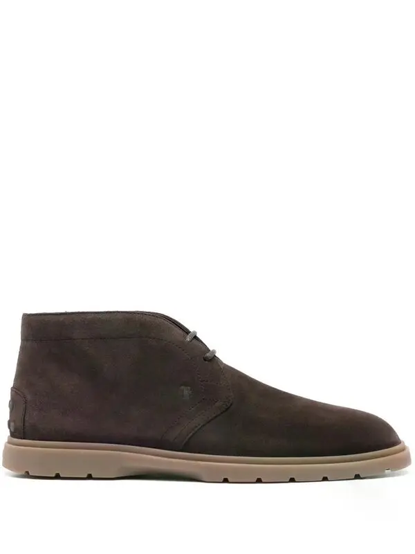 TOD'S Desert Suede Boots - Brown