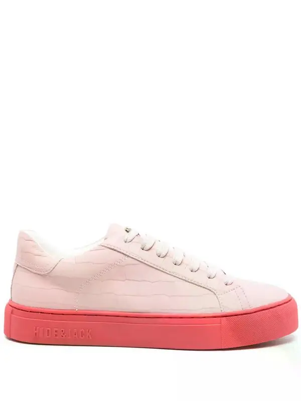 HIDE&JACK Essence Croco Sneakers - Pink