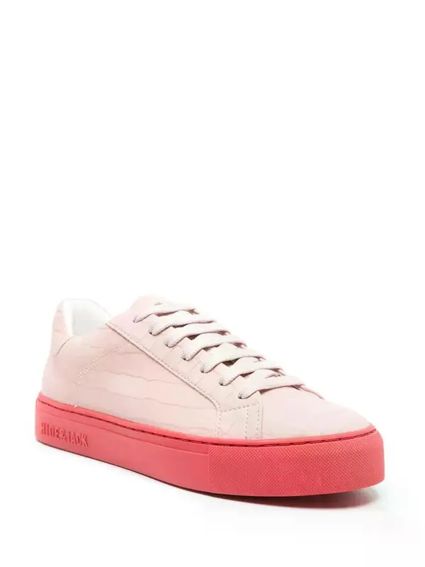 HIDE&JACK Essence Croco Sneakers - Pink