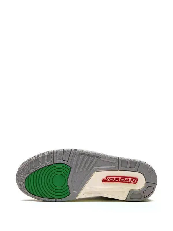 JORDAN Air 3 Lucky Green Sneakers - White