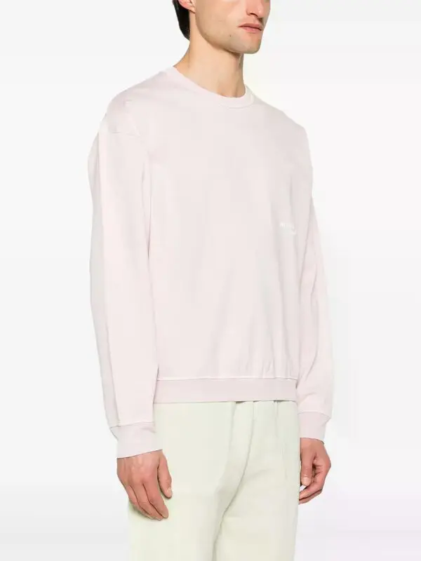 Stone Island Logo-print Cotton Sweatshirt