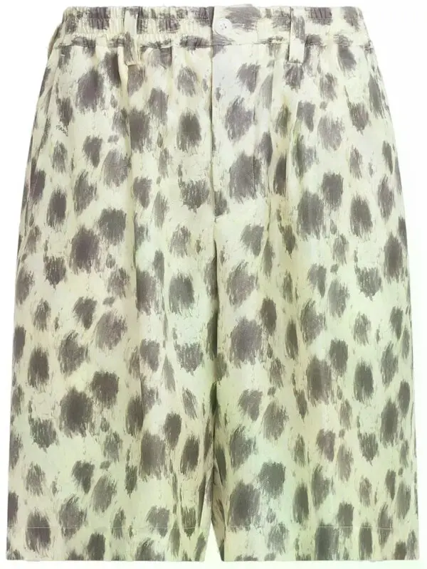 Marni Printed Silk Bermuda Shorts