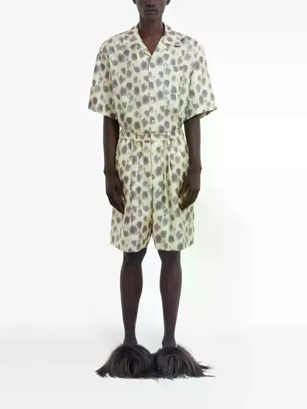 Marni Printed Silk Bermuda Shorts