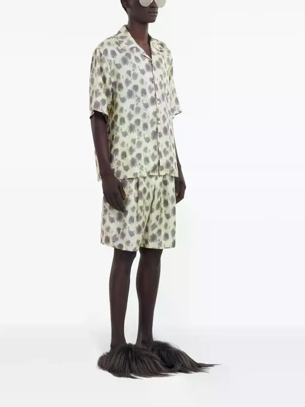 Marni Printed Silk Bermuda Shorts