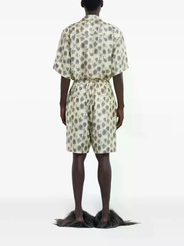 Marni Printed Silk Bermuda Shorts
