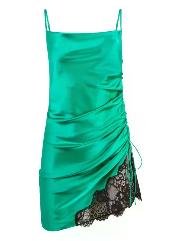 FLEUR DU MAL Lace-detailed Mini Dress