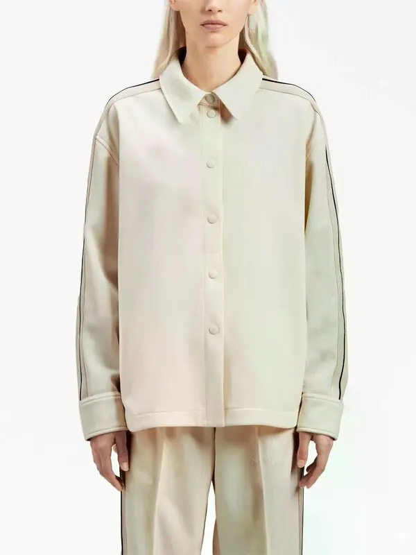Palm Angels Logo-embroidered Track Shirt