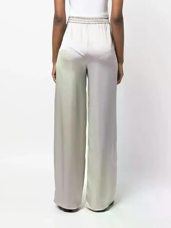 Herno Shiny High-waist Palazzo Pants - Neutrals
