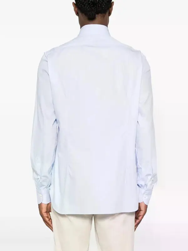 LUIGI BORRELLI Checked Cotton Shirt