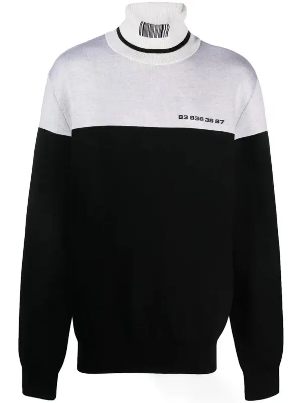 VTMNTS Numbered Roll-neck Jumper