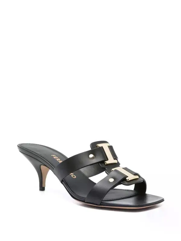 FERRAGAMO Leather Heeled Sandals