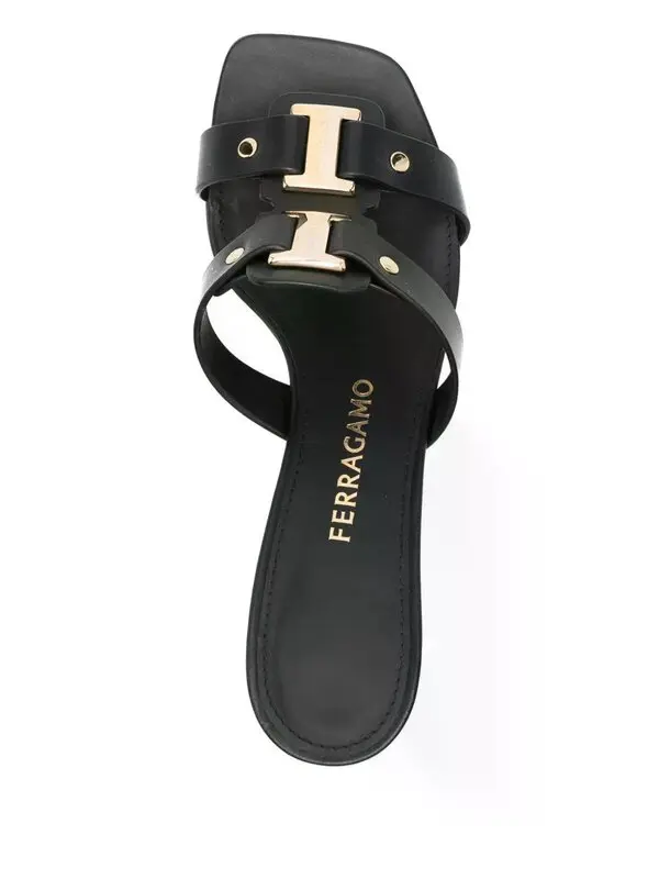FERRAGAMO Leather Heeled Sandals