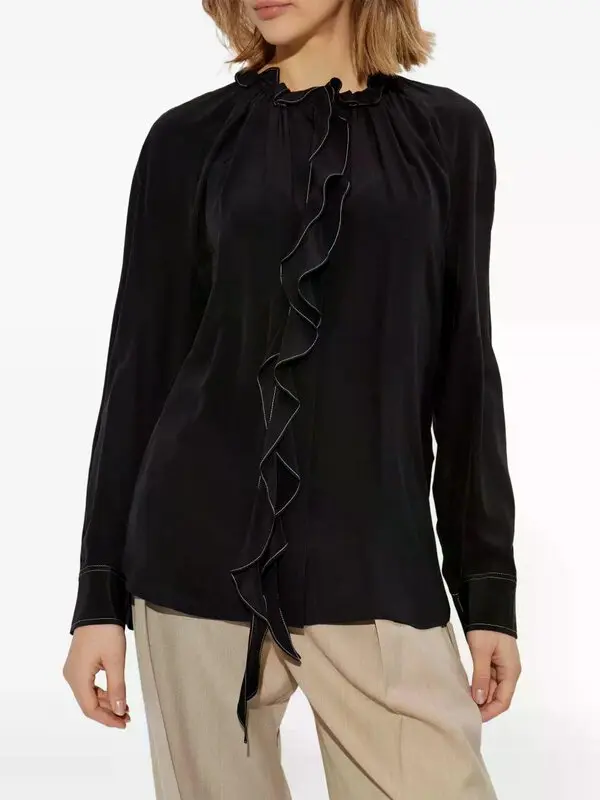 Victoria Beckham Ruffle-detailing Blouse