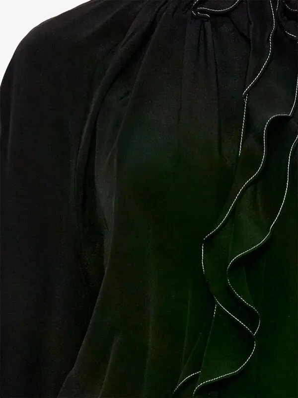 Victoria Beckham Ruffle-detailing Blouse