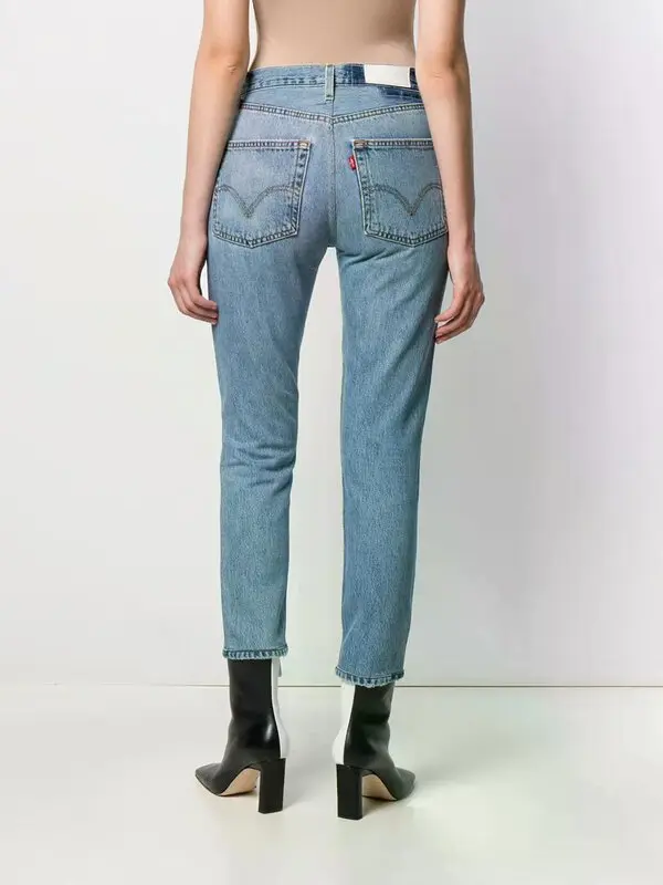 RE/DONE High-rise Cropped Jeans