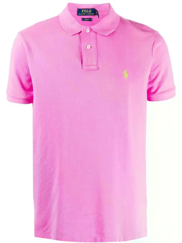 Polo Ralph Lauren Slim Fit Polo Shirt - Pink