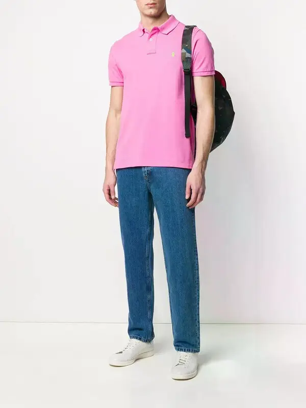 Polo Ralph Lauren Slim Fit Polo Shirt - Pink