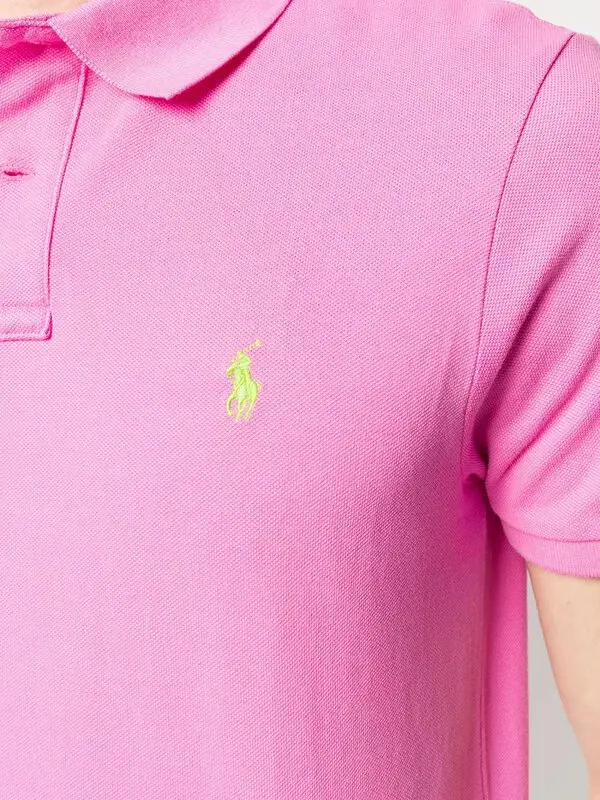 Polo Ralph Lauren Slim Fit Polo Shirt - Pink