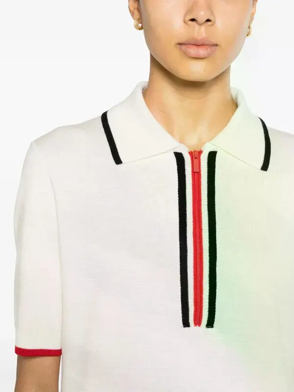 Thom Browne Rwb-stripe Virgin Wool Dress