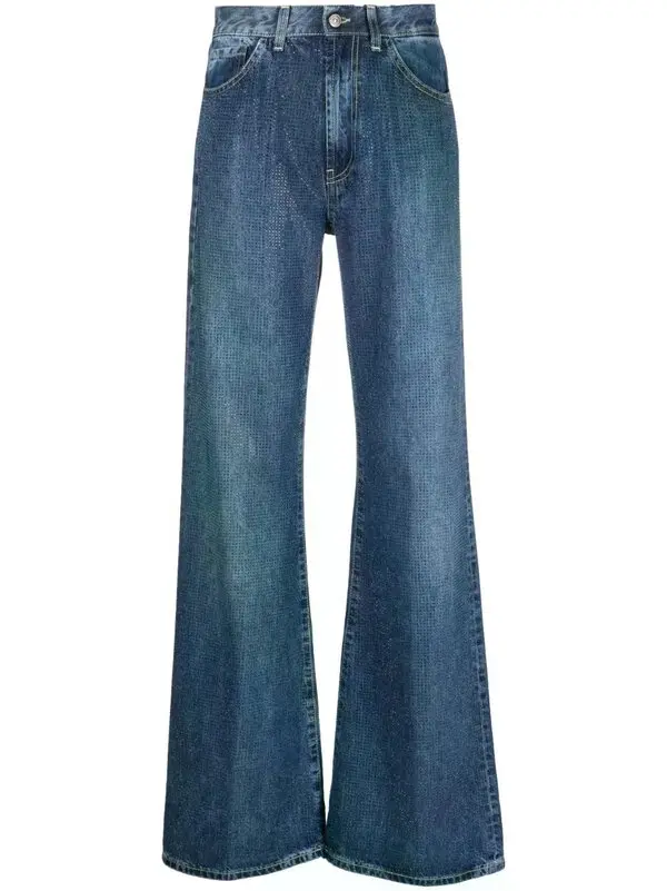 DONDUP Amber Low-rise Wide-leg Jeans