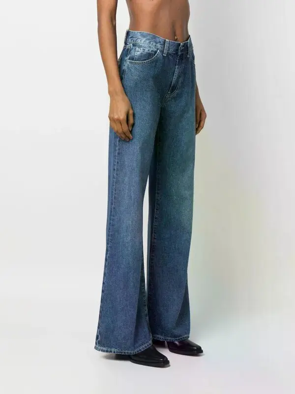 DONDUP Amber Low-rise Wide-leg Jeans