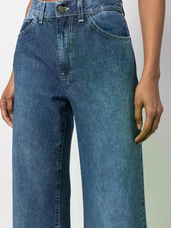 DONDUP Amber Low-rise Wide-leg Jeans