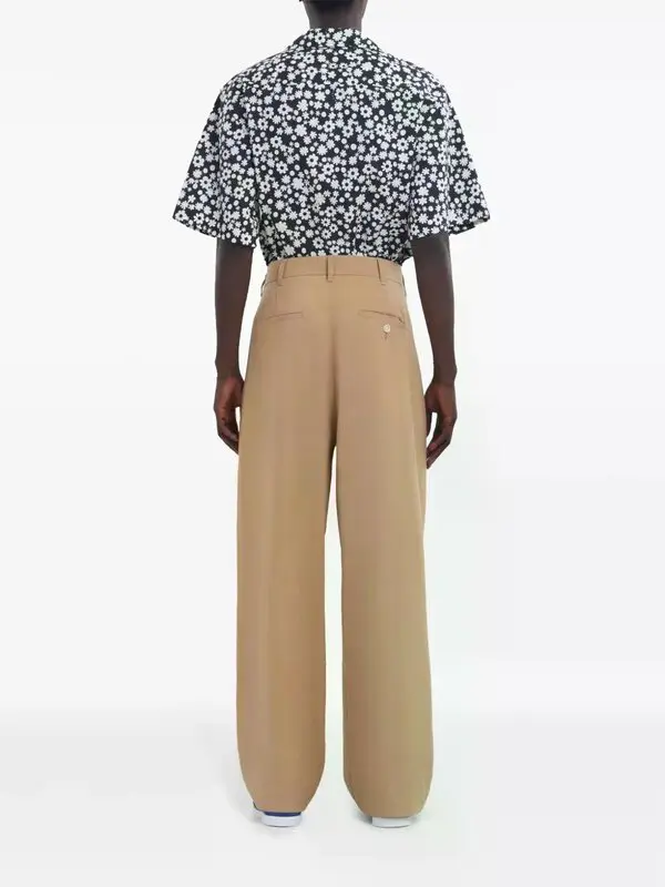 Marni Virgin Wool Straight-leg Trousers