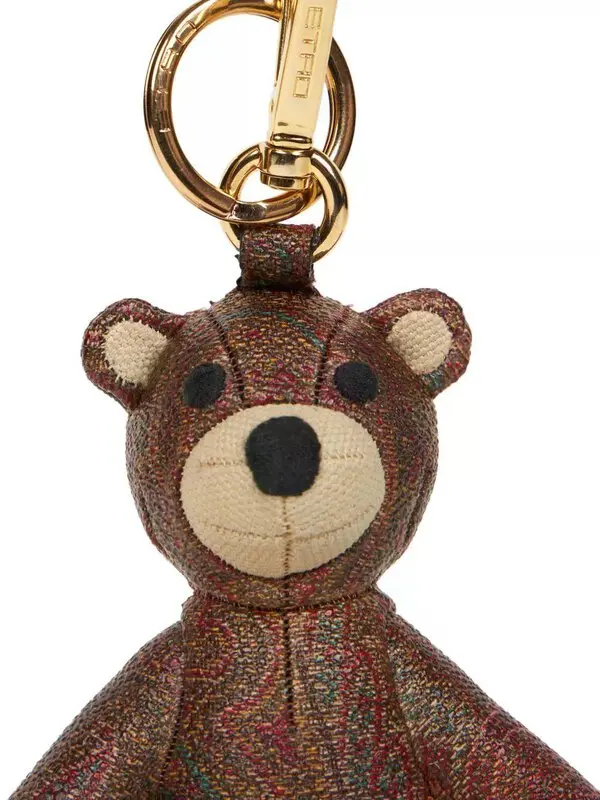 Etro Bear Charm Keychain