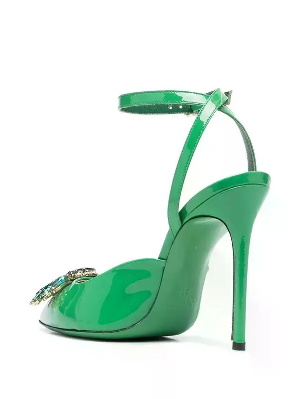 Philipp Plein Vernice 110mm Crystal-embellished Pumps