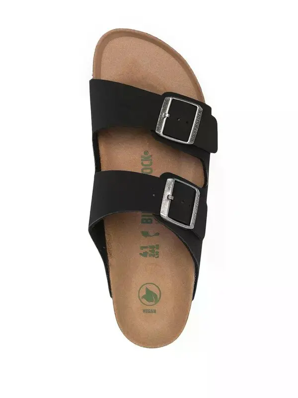 BIRKENSTOCK Arizona Vegan Buckle Sandals - Black