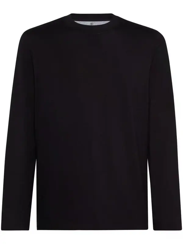 Brunello Cucinelli Round-neck Long-sleeve T-shirt