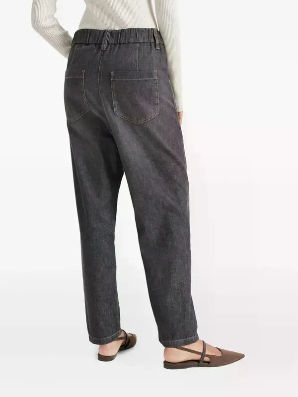 Brunello Cucinelli Tapered Jeans - Black
